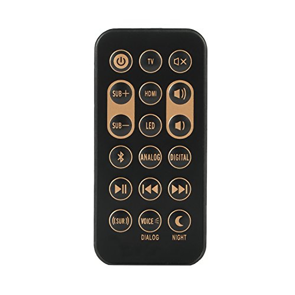 Motiexic Remote Control Compatible with Klipsch RSB-3 RSB3 R4B R-4B 1062590 RSB6 RSB-6 RSB8 RSB-8 Sound Bar with Battery