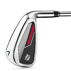 Wilson Dynapower Men's Steel Golf Irons - Right Hand, Stiff, 5-PW, GW
