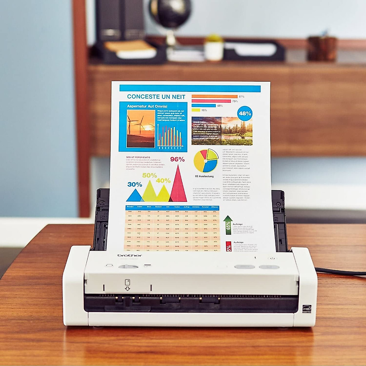 Brother Easy-to-Use Compact Desktop Scanner, ADS-1200, Fast Scan Speeds, Ideal for Home, Home Office or On-The-Go Professionals