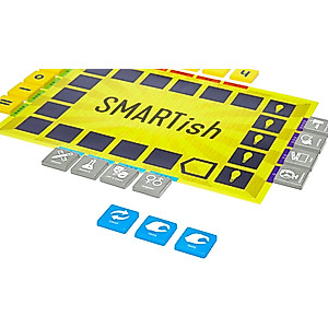 Mattel Games Smartish Trivia Board Game for 2 to 12 Players Ages 14 Years and Older, Category-Swap Strategy