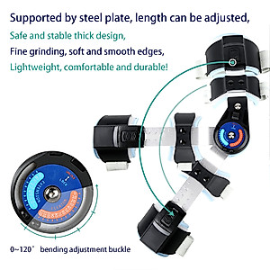 WILLQ Hinged ROM Elbow Brace for Ligament and Tendon Repairs Dislocation Elbow Fracture Rehabilitation Post-op Surgery Recovery Elbow Splint Post Elbow Stabilizer Splint Arm Injury,Left