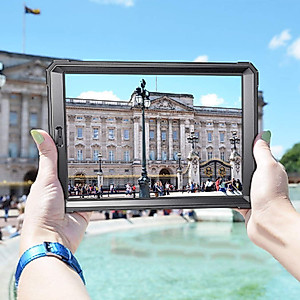 Fintie Shockproof Case for Samsung Galaxy Tab A 10.1 2019 Model SM-T510 / T515 / T517, Tuatara Rugged Unibody Hybrid Full Protective Bumper Kickstand Cover with Built-in Screen Protector, Black