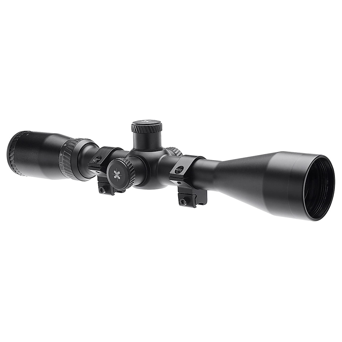 Axeon Optics 4-16x44mm EDR Etched Dot Reticle Adjustable Parallax Rifle Scope for Hunting - Includes 11mm Gun Scope Mounting Rings