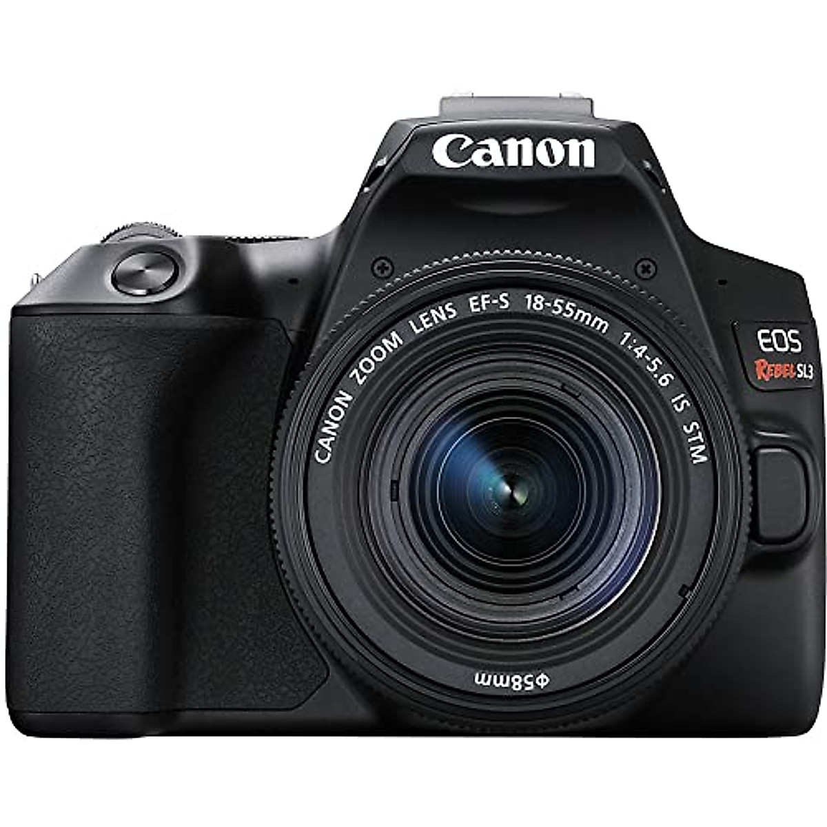 Camera EOS Rebel SL3 DSLR Camera with 18-55mm f/4-5.6 is STM Zoom Lens Bundle with 64GB Memory, Carrying Case, Card Reader + Photo Bundle