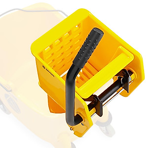Dryser Side Press Wringer Replacement for Commercial Mop Bucket, 26 and 33 qt - Yellow
