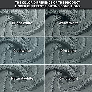 Premium Soft Throw Blankets, Fuzzy Bed Throw Blanket Sherpa Cozy and Warm, Fur Throw Blanket for Women& Man (50x60, Silver Grey Blanket)