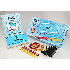 EDDY Inductive No Salt Water Softener Alternative | Electronic Water Descaler for Whole House | Reduces Limescale | Electromagnetic Water Conditioner