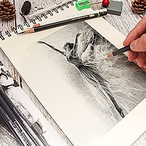 Professional Eraser Pencils Set - Brusarth 3pc Erasing Small Details or add Highlights for Sketching Pencils, Colored Pencils, Charcoal Drawings. Fine Detail Eraser for Beginners & Artists