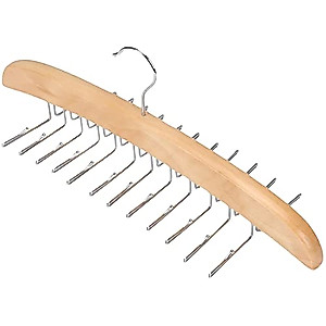 HAHTGSO Tank Top Hanger Space Saving 24 Large Capacity 360°Rotating, Non-Slip Clothes Hangers Foldable Metal Hooks, Camisole Organizer for Camisole, Tank Tops, Bras, Bathing Suits, Scarfs (2PCS)