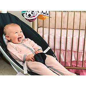 Infant Insert Compatible with 4Moms Mamaroo & Rockaroo – Car Seat Insert 2 Pack – Reversible Infant Car Seat Insert – Soft Plush Minky Car Seat Head Support Insert