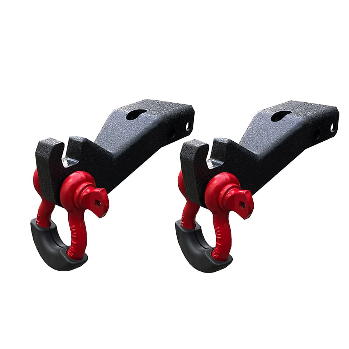 Vijay Front Tow Hook Mount Bracket and D-Ring Fit 2007-2013 Chevy/GMC 1500