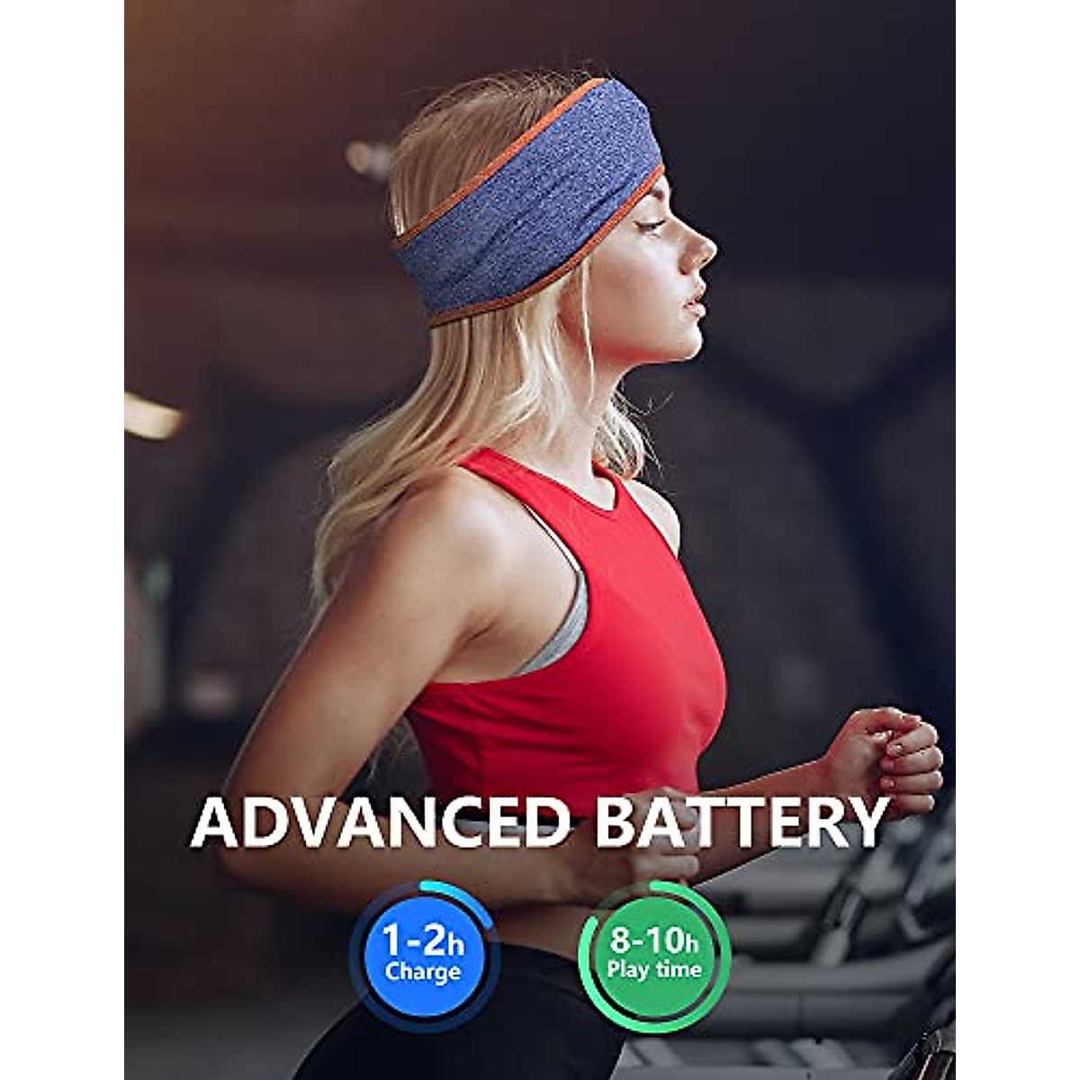 Lavince Sleeping Headphones Bluetooth Headband, Soft Sleep Headphones Comfortable Sleep Headband,Long Time Play Sleep Earbuds with Built in Speakers Perfect for Sleep,Workout,Running,Yoga,Travel