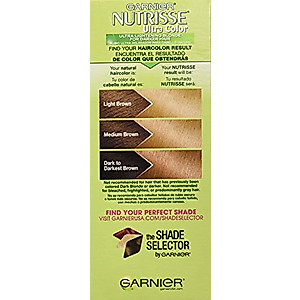 Garnier Hair Color Nutrisse Ultra Color Nourishing Creme, LB1 Ultra Light Cool Blonde (Calla Lily) Permanent Hair Dye, 1 Count (Packaging May Vary)