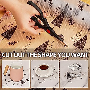 Shelf Liner Non Slip Non-Adhesive Cabinet Liners Non Slip Waterproof Liner Thick Strong Grip Kitchen Liners for Cabinets and Drawers Cabinet Mat Refrigerator Liners (12 inches x 10 Feet)