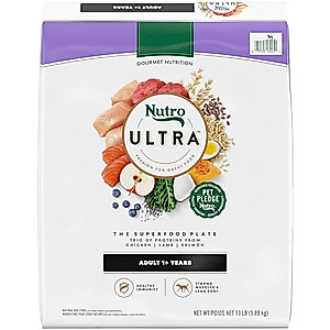 Nutro Ultra Adult Dry Dog Food with a Trio of Proteins from Chicken, Lamb and Salmon, 13 lb. Bag