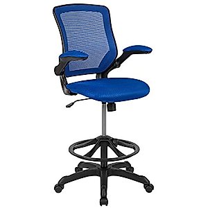 Flash Furniture Office Seating, 27"W x 27"D x 42" - 49.5"H, Blue