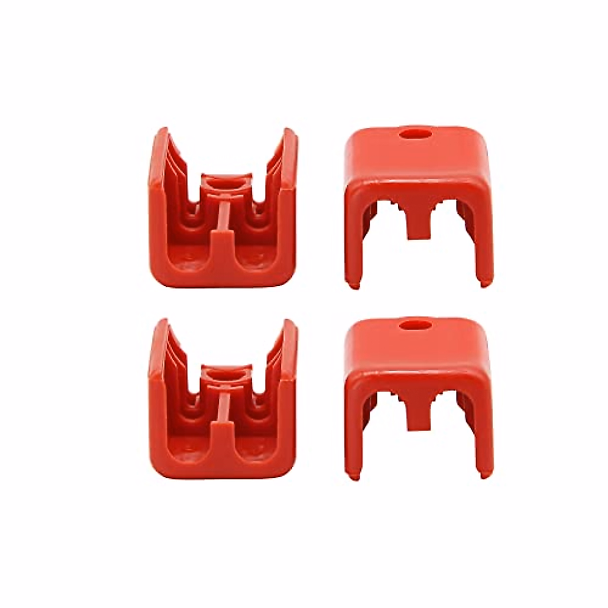 4-Pcs 731-04216 Dual Cable Fitting for MTD Craftsman Troy-Bilt Yard Machines Snowblowers - 4 Pack Red 731-04216A Cable Fitting Holder
