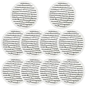 10 Pack S7001 Pads Replacement Steam Mop Pads for Shark S7001 S8201 S7000AMZ S8001 S7000 S7001TGT S7201 S7005 S7020 Series Steam Mop Pads Steam & Scrub All-in-One Scrubbing Mop Pads Part #: XKITP7000