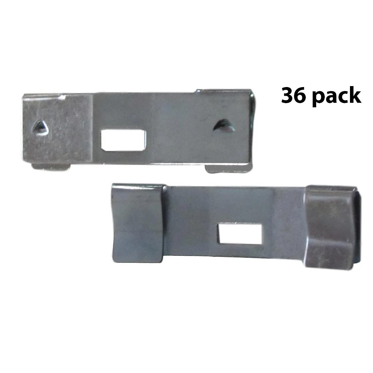 GMA Group 36 Pack Vertical Blind Vane Saver ~ Zinc Curved Repair Clips ~ Fixes Broken Holes