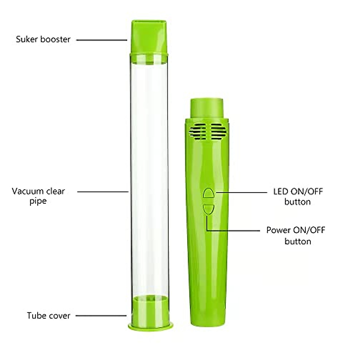 TAISHAN Handheld Vacuum Bug Insect Traps Spider Catcher Eco-Friendly Catch with LED Flashlight Catcher with USB Recharger Household Catch Insect Sucking Electronic Catcher,Pest,Beetle Roach