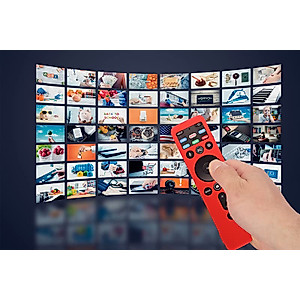 Silicone Cover for VIZIO XRT260 Smart TV Remote VIZIO XRT260 Silicone Case Cover Shockproof Anti Slip Silicone Skin Sleeve with Lanyard(Pink)