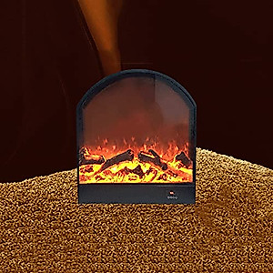 Electric Fireplace Stoves Electrical Fireplaces-Wall Mounted Arch Household Electric Fireplace Heater,Embedded Fireplace Core With Emulation Fire,recessed Mounting Heaters For Showroom Decoration