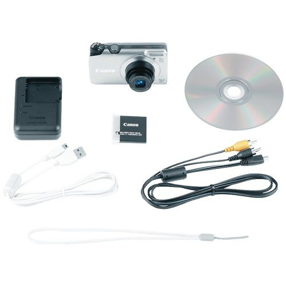 Canon Powershot A3300 IS 16 MP Digital Camera with 5x Optical Zoom (Silver)