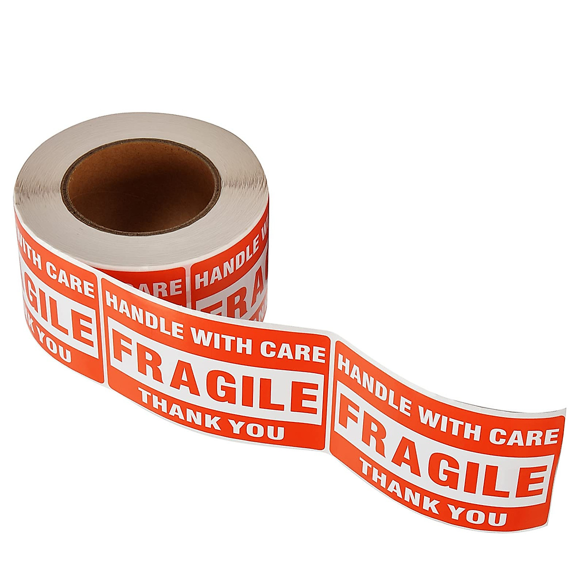 9527 Product 2'' x 3'' Fragile Stickers with Care Warning - Shipping Labels Stickers,500 Labels/Roll, 1 Roll