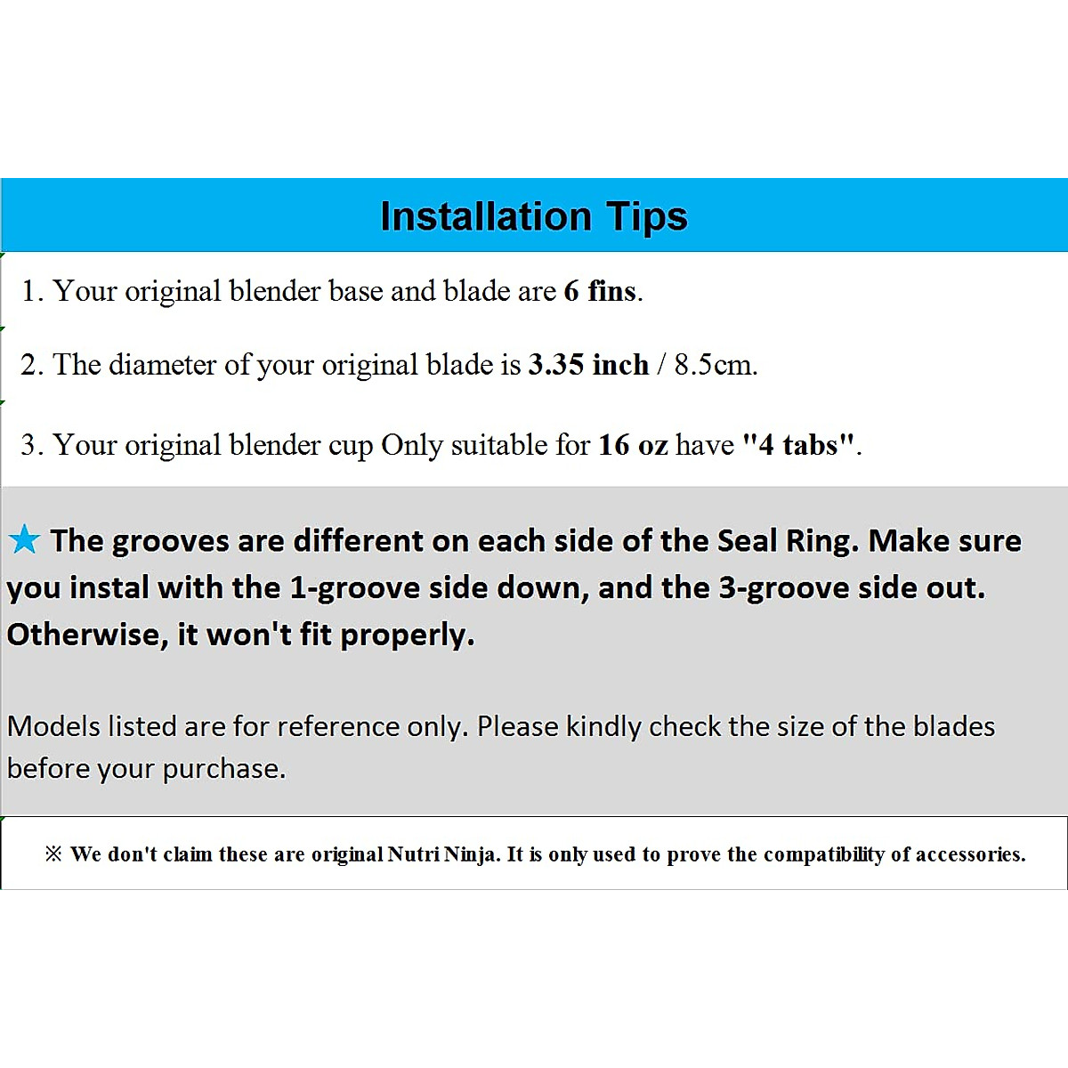 3 Pack Rubber Gaskets Replacement Seal White O-Ring for Ninja Pro Blender Replacement for Ninja BL660 1100w BL770 1500w BL663 BL740 BL773CO BL780 BL780CO (3.22 inch Gaskets)
