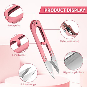 CZZXI 3PCS Thread Snips, High-Carbon Steel Thread Cutter, 4.25inch Yarn Scissors for Sewing, Quilting, Knitting, DIY, Jewelry Making