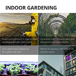 Sunco 4FT LED Grow Light for Indoor Plants 40W, Full Spectrum, Hanging Suspended Fixture, Linkable, Plug in, Greenhouse Year Round for Indoor Plants Seedlings Vegetables Flowers 2 Pack