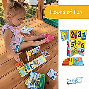 CreateOn Magna-Tiles “Sesame Street” Toys, Magnetic Kids’ Building Toys from “Sesame Street” Books, School Bus Magnet Tiles, Educational Toys for Ages 3+, 14 Pieces