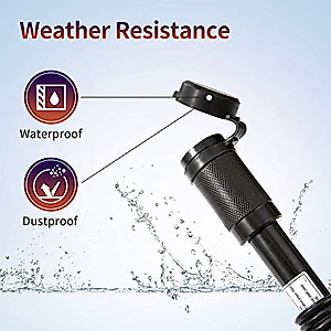 METOWARE Trailer Hitch Receiver Lock Pin, 5/8" Dia, 4” Long Pin with 3/4" Dia Adaptor, 16 Rubber O-Rings, Black Pin Hitch Receiver Lock for Class III IV Hitches, Trailer, Truck, Car, Boat