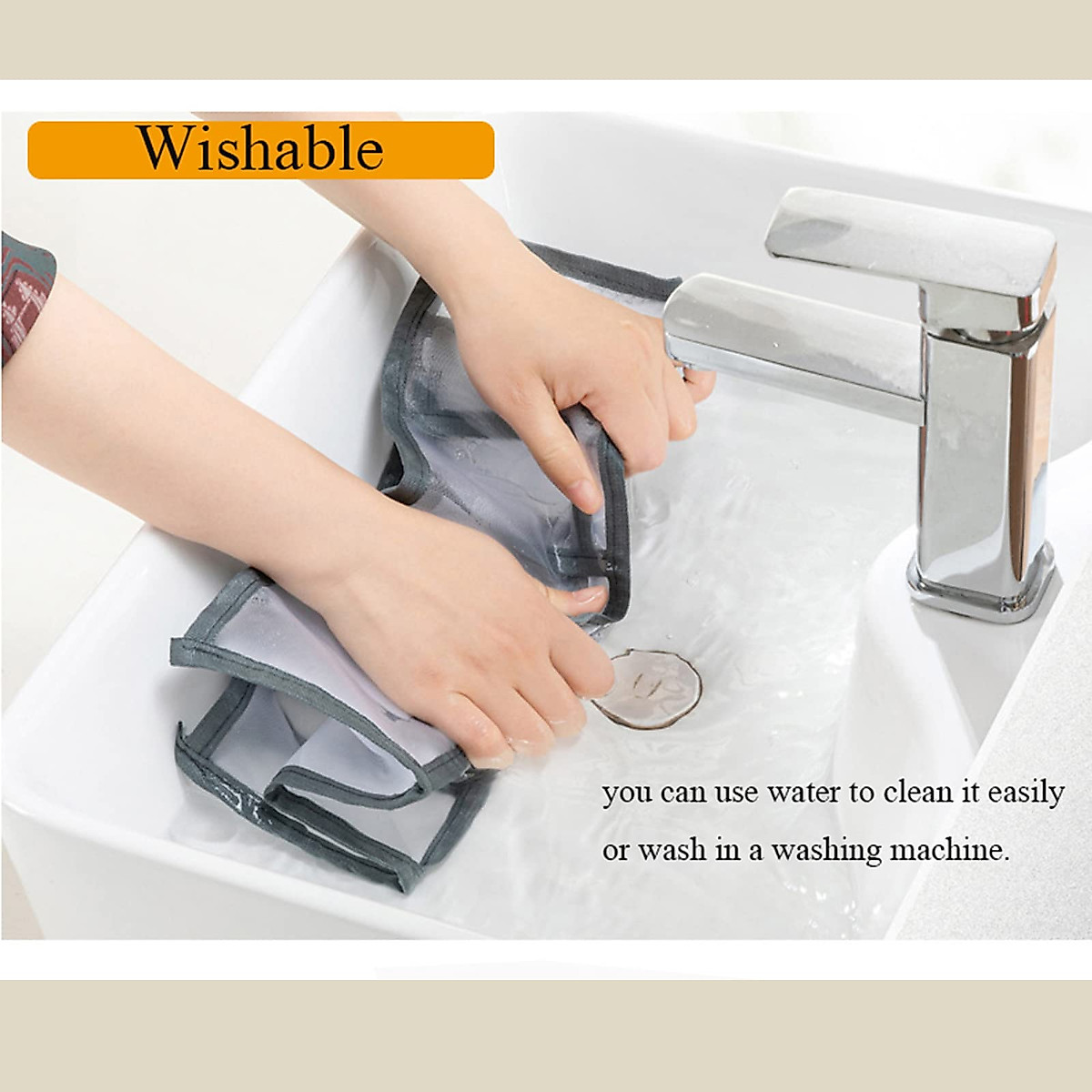 3PCS Washable Wardrobe Clothes Organizer,7 Grids Foldable Visible Closet Organizer Clothes Drawer Mesh Separation Box for T-shirt,Legging,Skirts,Jeans,Kid Clothes