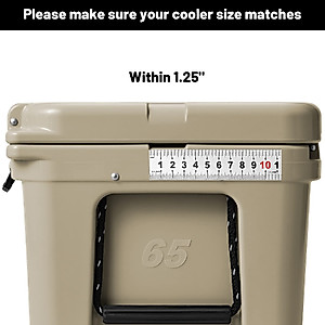 Omoojee Cooler Lock Bracket, 2 Pack, Compatible with Yeti/RTIC Coolers, Tie Down Kit Made of Premium Stainless Steel