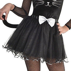 Amscan Black Kitty Kat Kids Costume - Small (4-6) 1 Set - Perfect for Halloween & Theme Parties