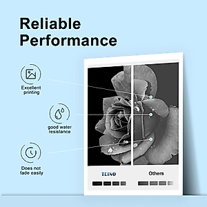 TEINO Remanufactured Ink Cartridge Replacement for Epson 702 702XL T702 T702XL use with Epson Workforce Pro WF-3720 WF-3730 WF-3733 (Black, 2-Pack)