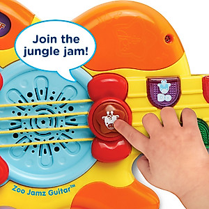 VTech Zoo Jamz Guitar (Frustration Free Packaging), Yellow, 80-179001