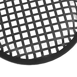 X AUTOHAUX 2pcs 6.5" Black Car Audio Speaker Cover Metal Mesh Subwoofer Grill Horn Guard
