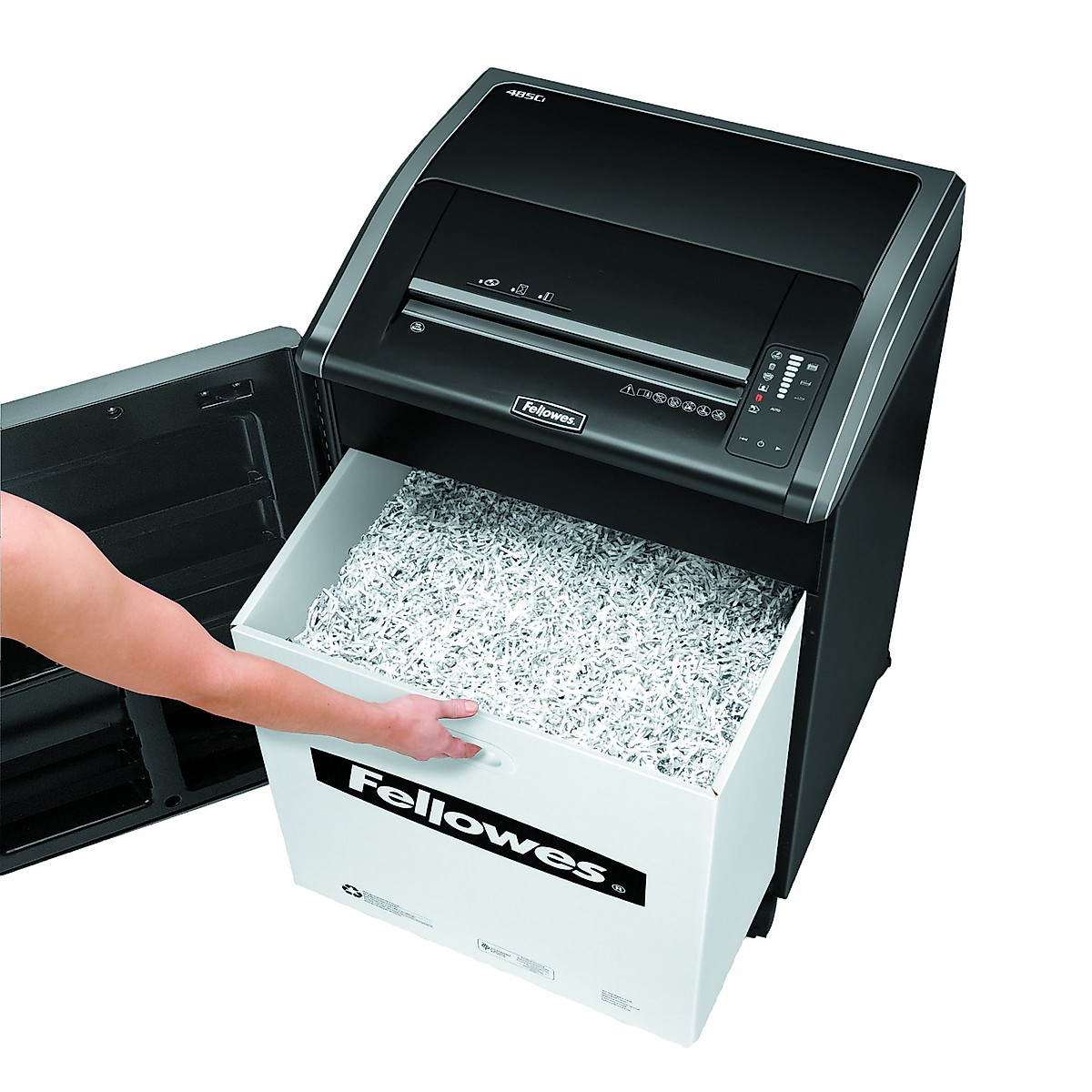 Fellowes Powershred 485Ci 100% Jam Proof Commercial Grade 30-Sheet Cross-Cut Paper Shredder, TAA Compliant (38485)