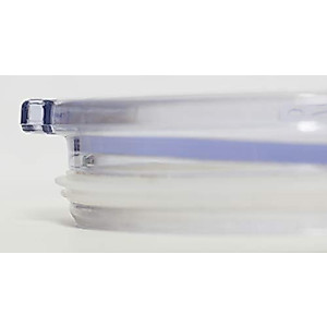 4 Pack New OEM Replacement White Rubber Seals, fits 14 and 30 Ounce Stainless Steel Tumbler Lids Compatible With Yeti RTIC Ozark Trail