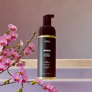 Minimo Bath & Body Genesis Sulfate-Free Turmeric Facial Cleanser | Turmeric Foaming Cleanser For Sensitive Skin | Facial Wash For Women & Men, Oily Skin - 5 fl oz