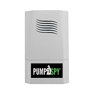 PumpSpy Battery Operated High Water Alarm - Water Detector Alarm w/ 6-Foot Water Level Sensor Extension, Loud Water Sensor Alarm, Easy to Install Water Leak Detector, Water Leak Sensor w/ Battery
