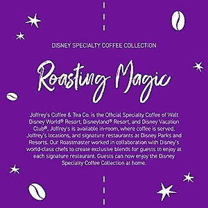 Joffrey's Coffee - Disney Mickey & Minnie Be Mine Brew, Disney Specialty Coffee Collection, Medium Roast, Arabica Beans, Chocolate & Coconut Cream Flavor, Brew or French Press (Whole Bean, 11 oz)
