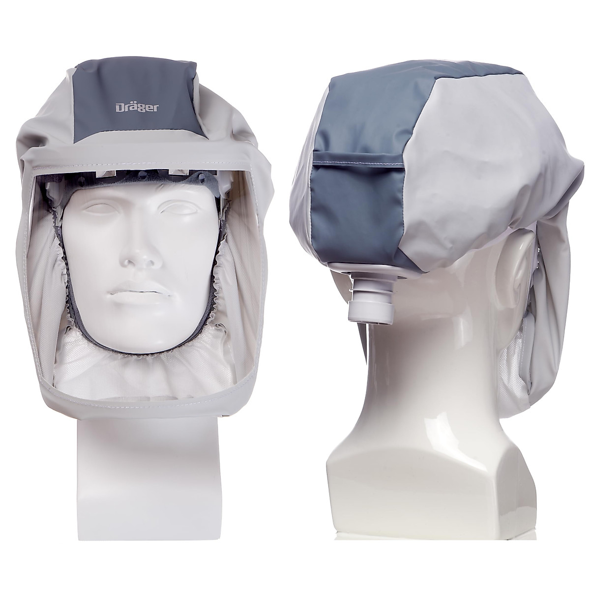 Dräger Premium Hood for X-plore 8500, Short Hood | Reusable Safety Hood for Powered Air-Purifying Respirator (PAPR), Size L/XL