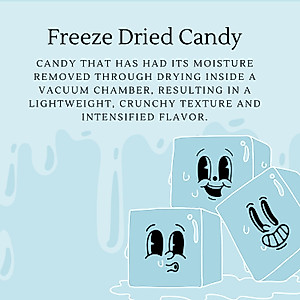 Freeze Dried Rainbow Candy 6oz- Ships In Box - Deliciously Crunchy, Intense Flavor, Lightweight Snack - Resealable Bag (Original 6oz)