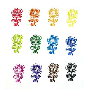 Tsukineko MD-012-100 12-Piece Assortment Memento Dew Drops Fade-Resistant, Gum Drops