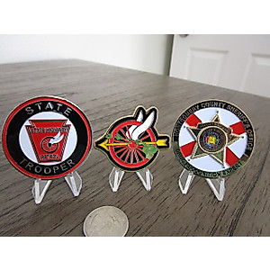 Lot of 3 Law Enforcement DRE Drug Recognition Expert Challenge Coins