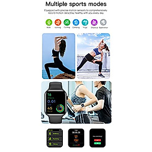 Calibree Watch Series 8, 1.69'' Full HD Smart Watch for Android Phones & iPhones, IP67 Fitness Tracker with Heart Rate, Sleep Monitor, SpO2, Pedometer, Smart Watches for Women, Smart Watches for Men