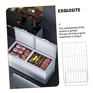 MOLUCKFU 2pcs Deep Freezer Dividers for Chest Freezer Wire Separator Mesh Shelf Organizer Storage Separators